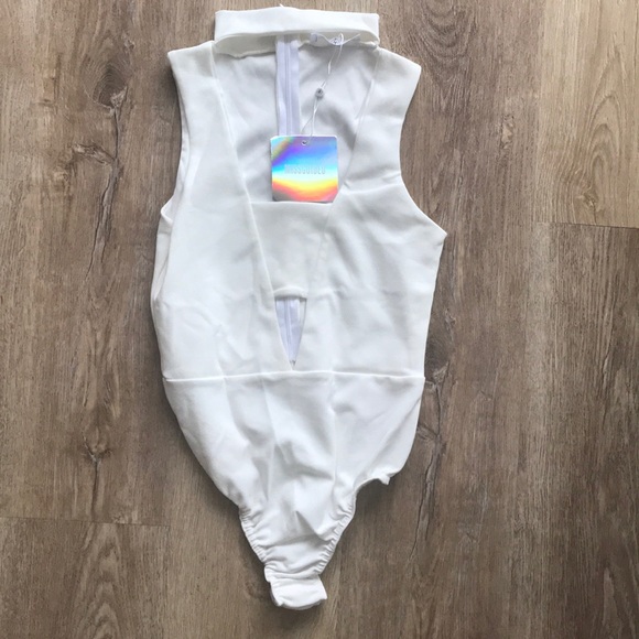 Missguided | Tops | Missguided Choker Bandeau Bodysuit | Poshmark